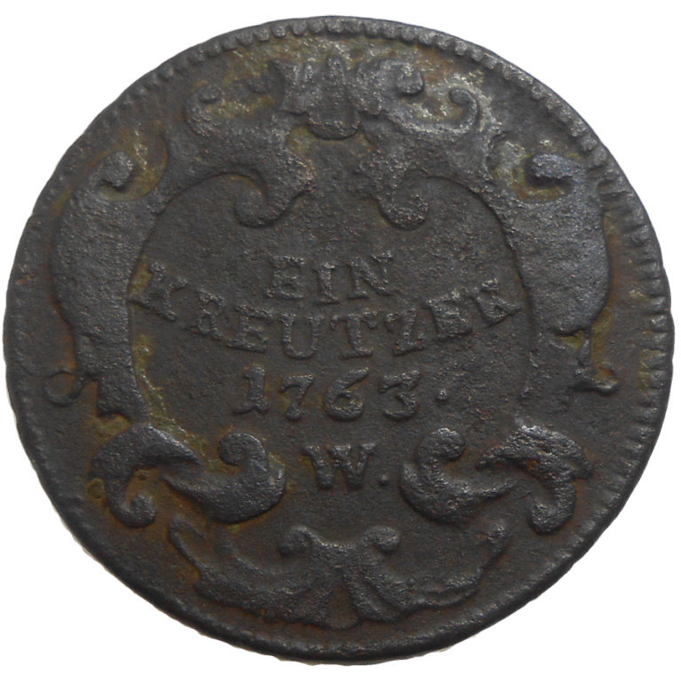 František Lotrinský 1 Grajciar 1763 W - Numizmatický obchod